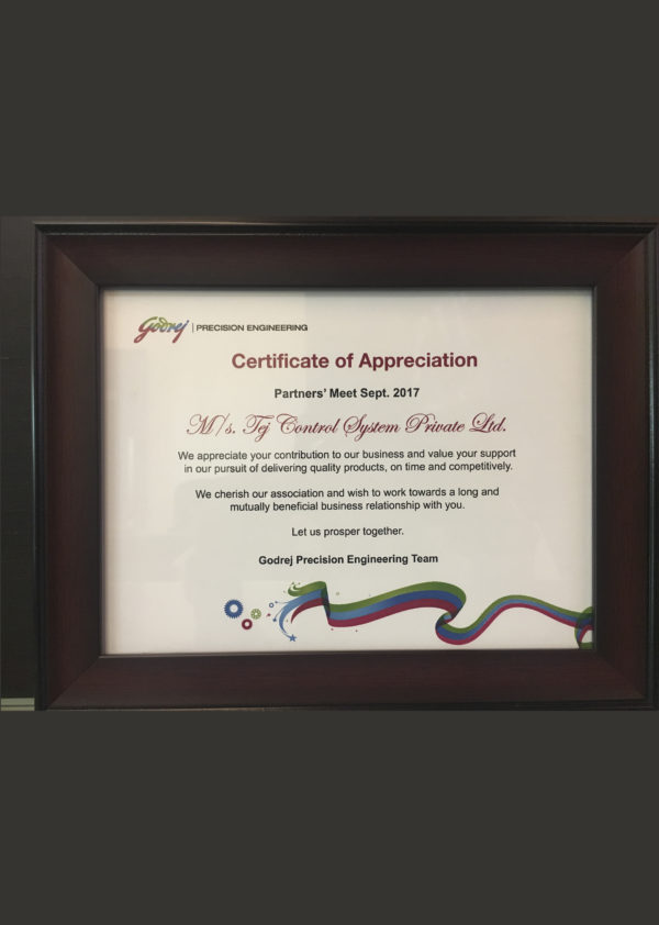 Awards & Certificates – tejcontrol